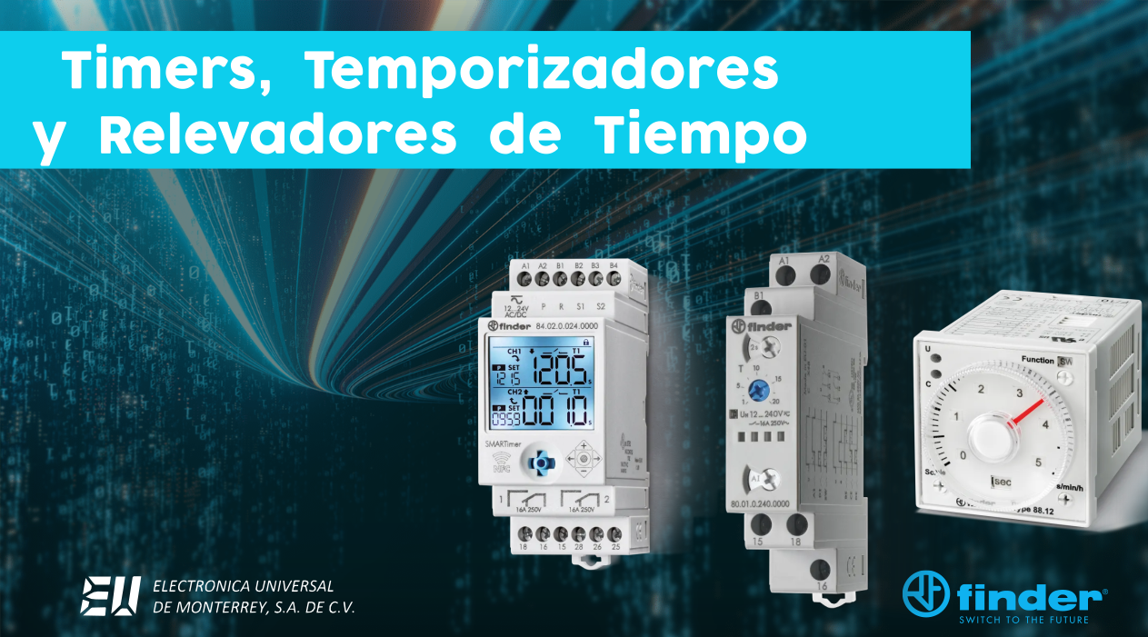 Timers, Temporizadores y Relevadores de Tiempo - Electrónica Universal