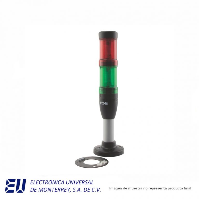 TORRETA LUMINOSA SL7 7cm 24V - SL7-100-L-RG-24LED - Electrónica Universal