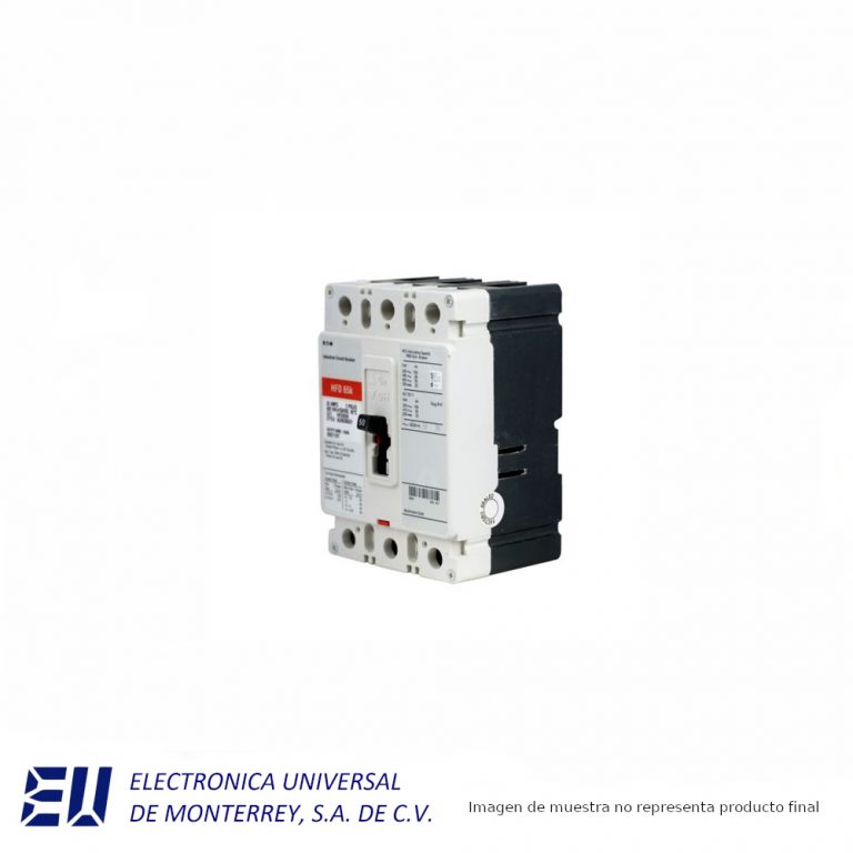 INTERRUPTOR TERMOMAGNETICO DE 3 POLOS SERIE C, 125 AMP, 600 VCA F FRAME ...