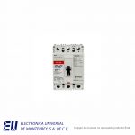 INTERRUPTOR TERMOMAGNETICO DE 3 POLOS SERIE C, 100 AMP, 600 VCA 250 VCD ...